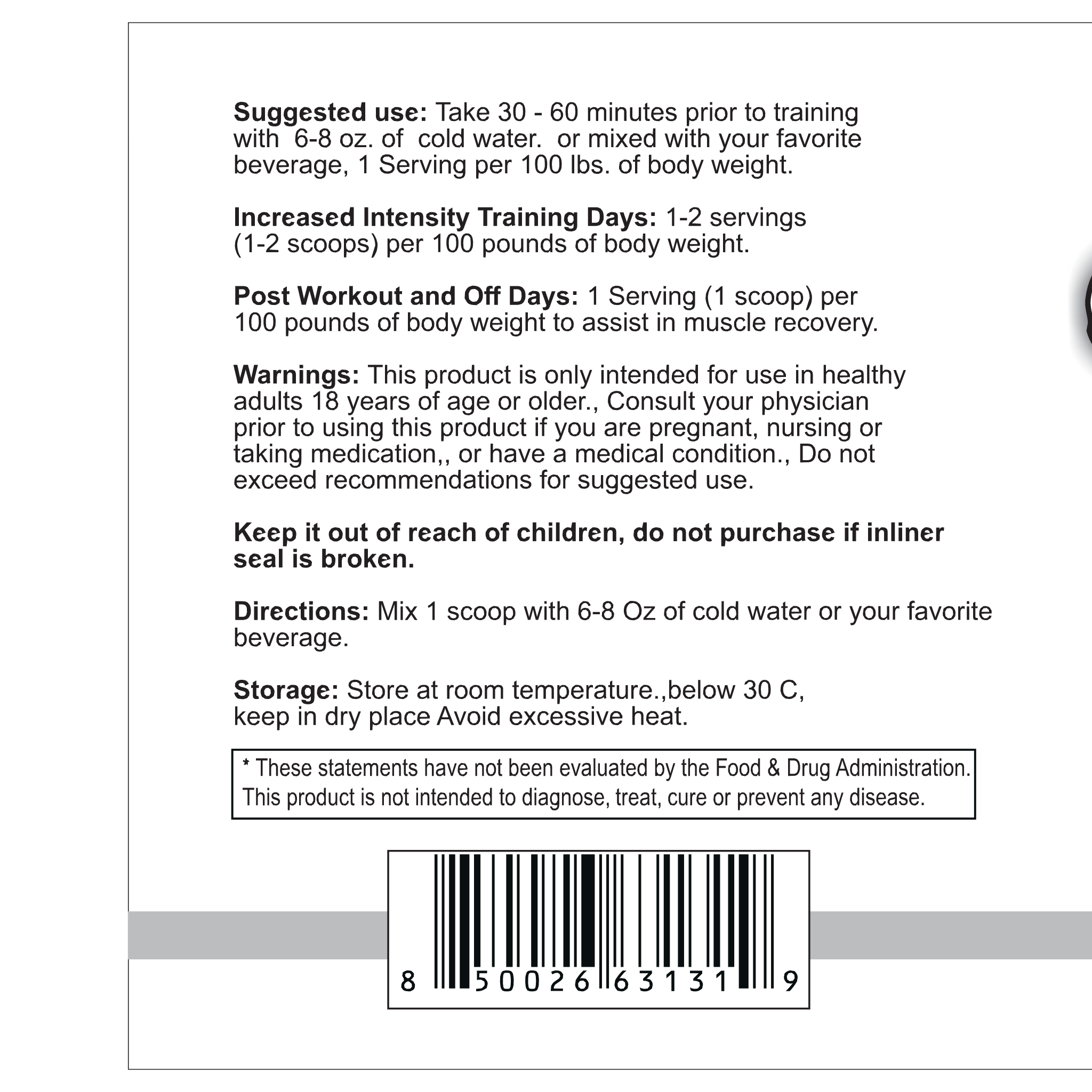 Creatine HCL – Controlled Labs
